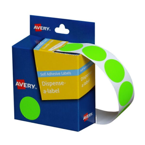 Buy Avery 24mm Dot Labels Green, Box of 350 – Black Cat Printing ...