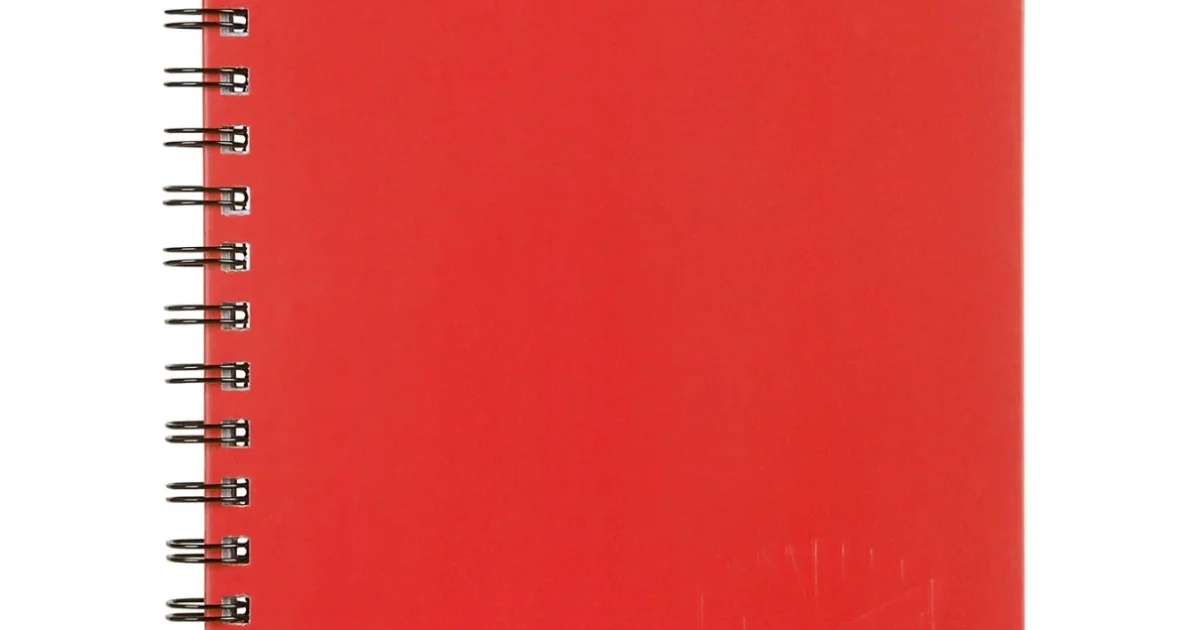 Spirax Hardcover Notebook 225 × 175 mm – 200 Ruled Pages (Red) | Black ...