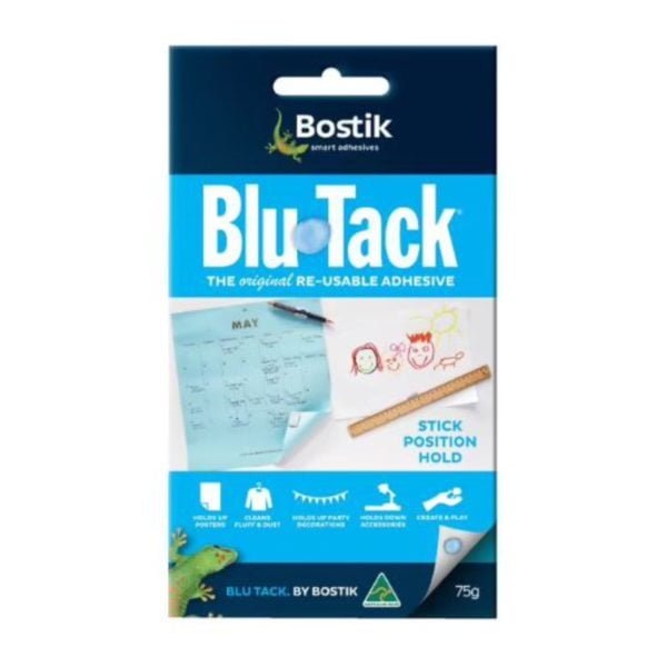 Bostik Blu Tack Removable Adhesive 75g | Black Cat Printing & Stationery