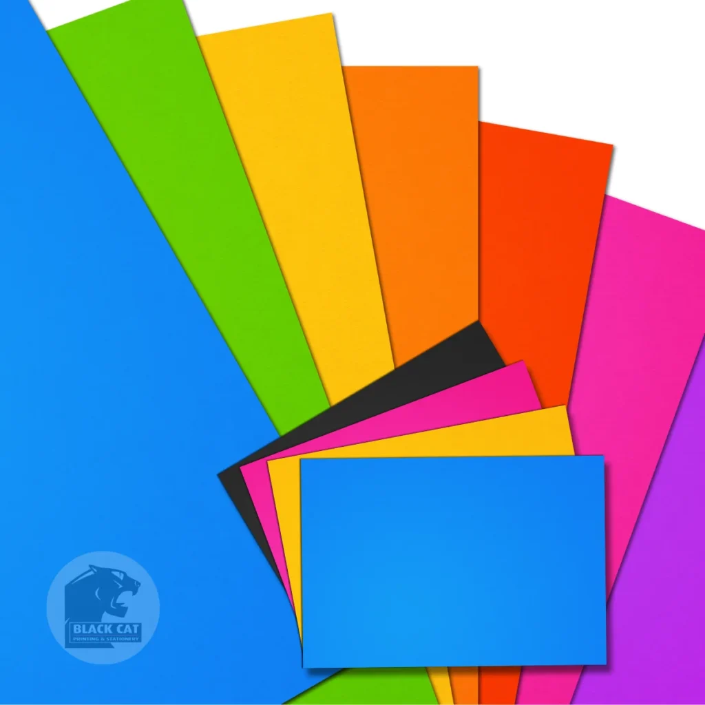 Poster Board 510mm x 640mm 200gsm Assorted Cols | Black Cat Printing ...
