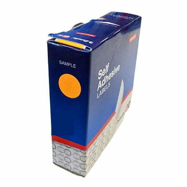 Buy Esselte 14mm Dot Labels Fluro Orange Box 700 – Black Cat Printing ...
