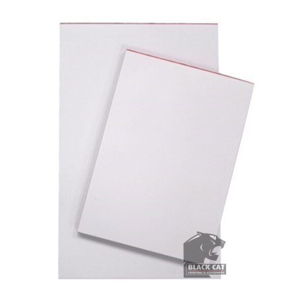 Quill White Pads 5 x 3 Inch White Plain: Your Must-Have Notepad | Black ...