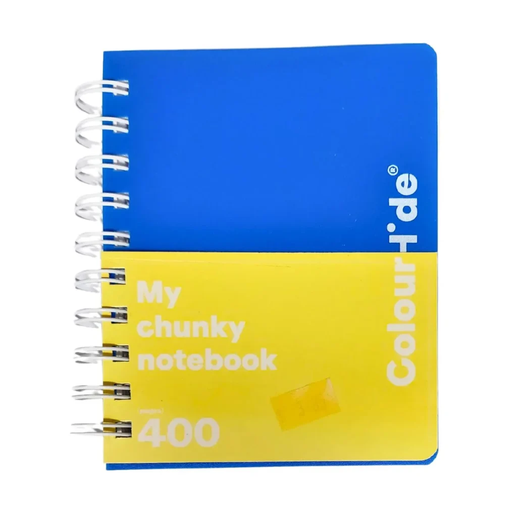 ColourHide Notebook 140x110mm Chunky 400 Pages – Blue | Blackwood ...