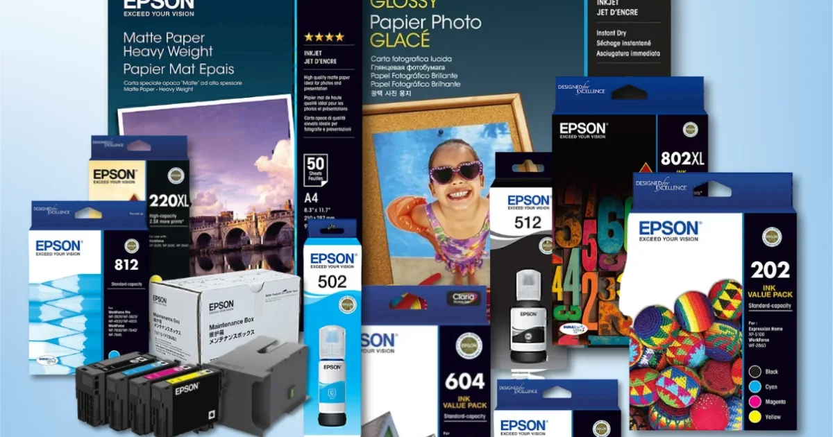 Buy Epson Printer Ink & Paper in Blackwood: Black Cat Printing | Black ...