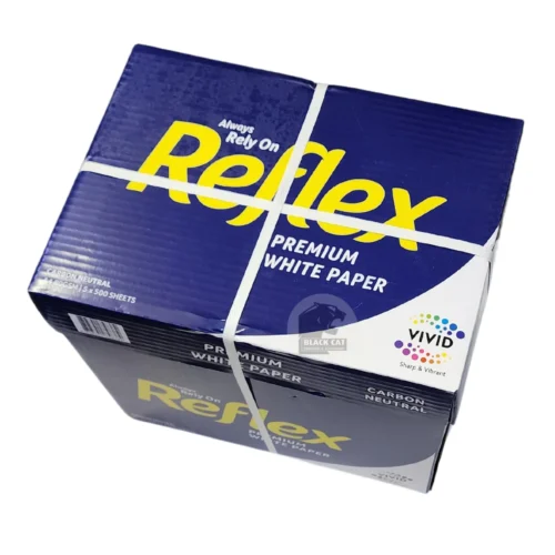 Reflex A4 White Paper 80 gsm – Box of 5 Reams | Black Cat Printing ...