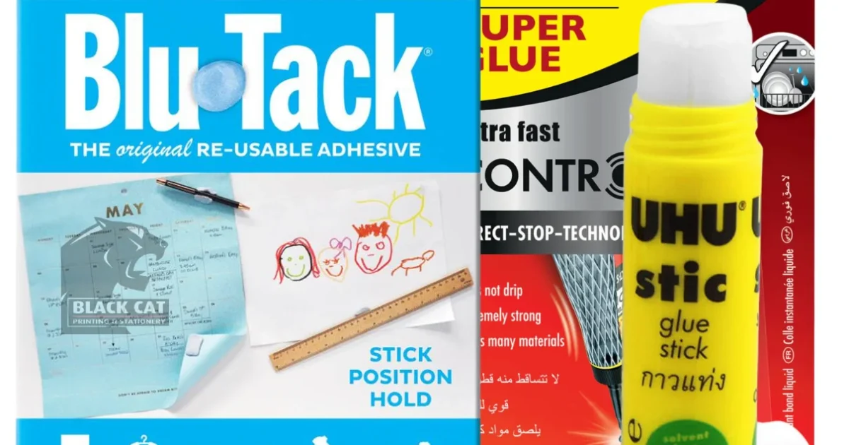 Glues and Adhesives | Glue Sticks and Blu Tack – Blackwood SA | Black ...