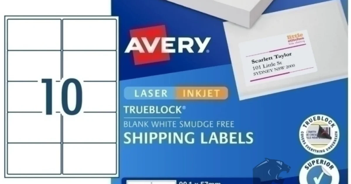 Avery L7173 Shipping Labels 99.1 × 57 mm – Pack of 1,000 | Black Cat ...