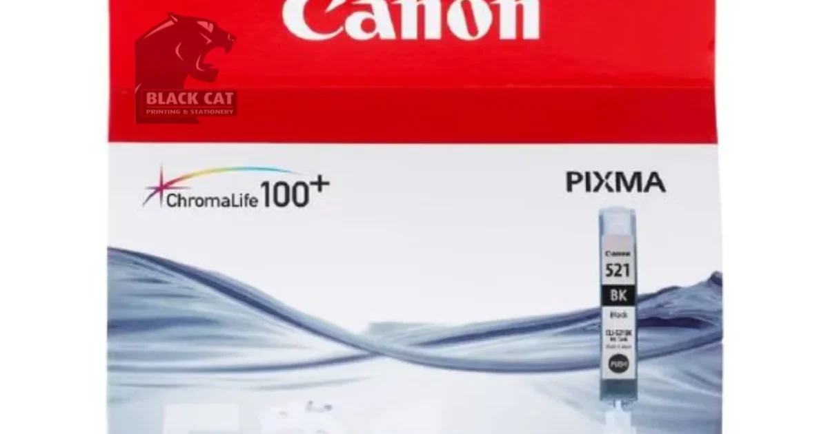 Canon CLI-521 Black Ink Cartridge | Blackwood | Black Cat Printing ...
