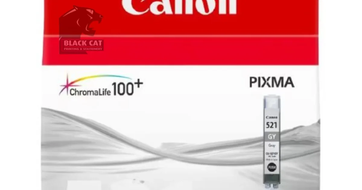 Canon CLI-521 Grey Ink Cartridge | Blackwood | Black Cat Printing ...