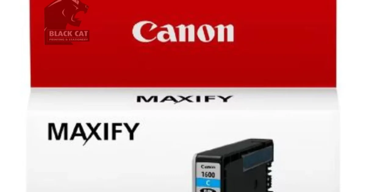 Canon PGI-1600 Cyan Ink Cartridge | Blackwood | Black Cat Printing ...
