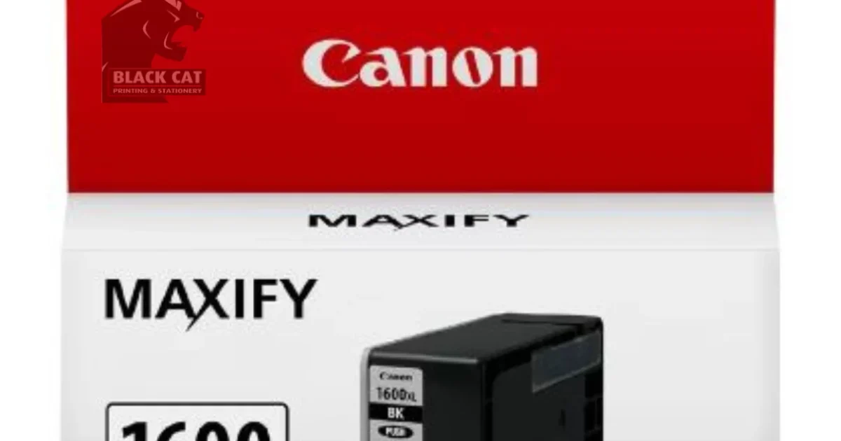 Canon PGI-1600xl Black Ink Cartridge | Blackwood | Black Cat Printing ...