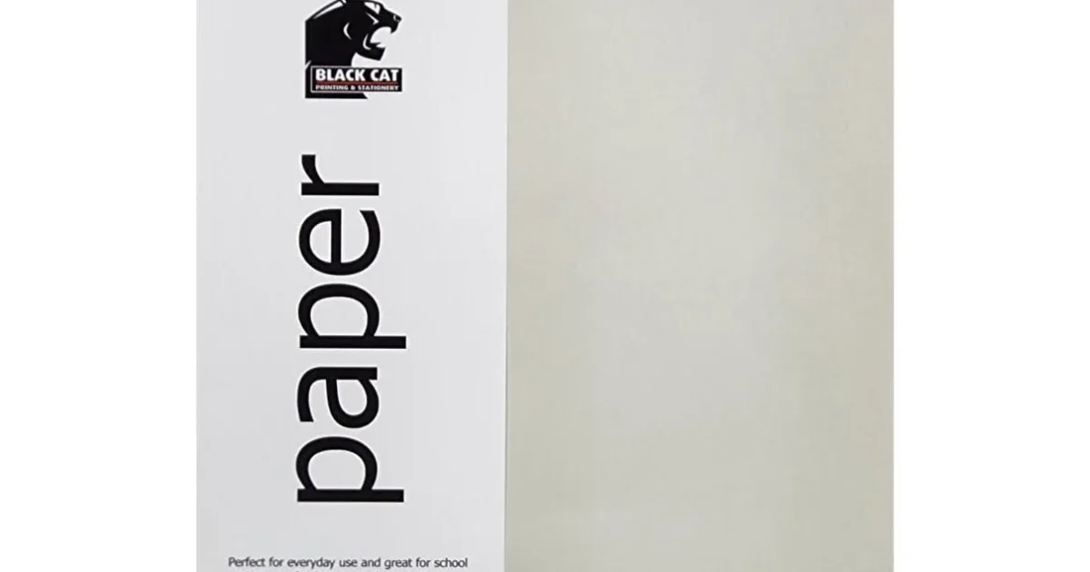 Optix Zena Grey A4 Paper 80 gsm – 50 Sheets | Black Cat Printing ...