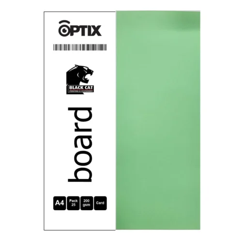 Optix Copa Green Card 200gsm Pack 25 | Black Cat Printing | Black Cat ...