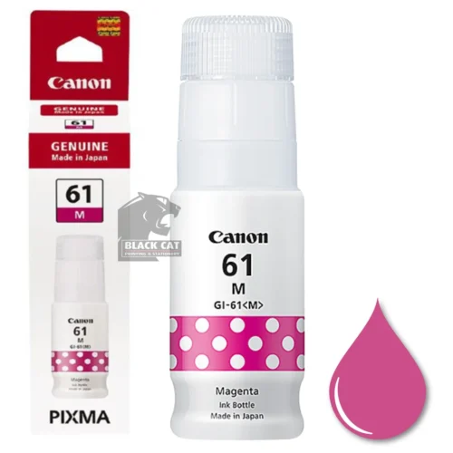 Canon 61 Magenta Ink Bottle | Black Cat Printing & Stationery | Black ...
