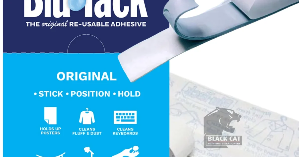 Bostik Blu Tack 75 g Removable Adhesive Putty | Black Cat Printing ...