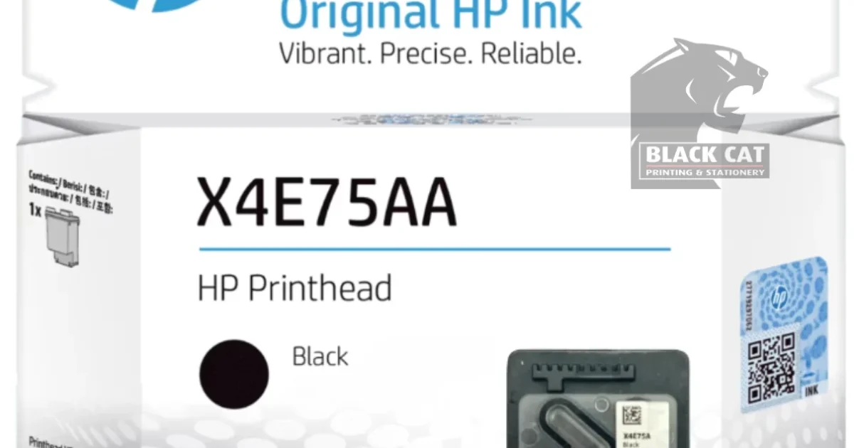 HP X4E75AA Black Printhead Replacement | Black Cat Printing & Stationery