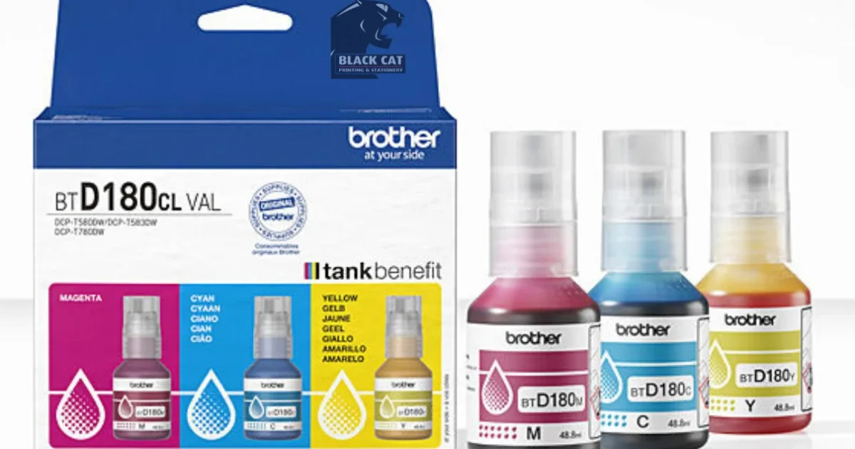 Brother BTD180CLVAL 3-Colour Ink Bottle Value Pack – Cyan… | Black Cat ...