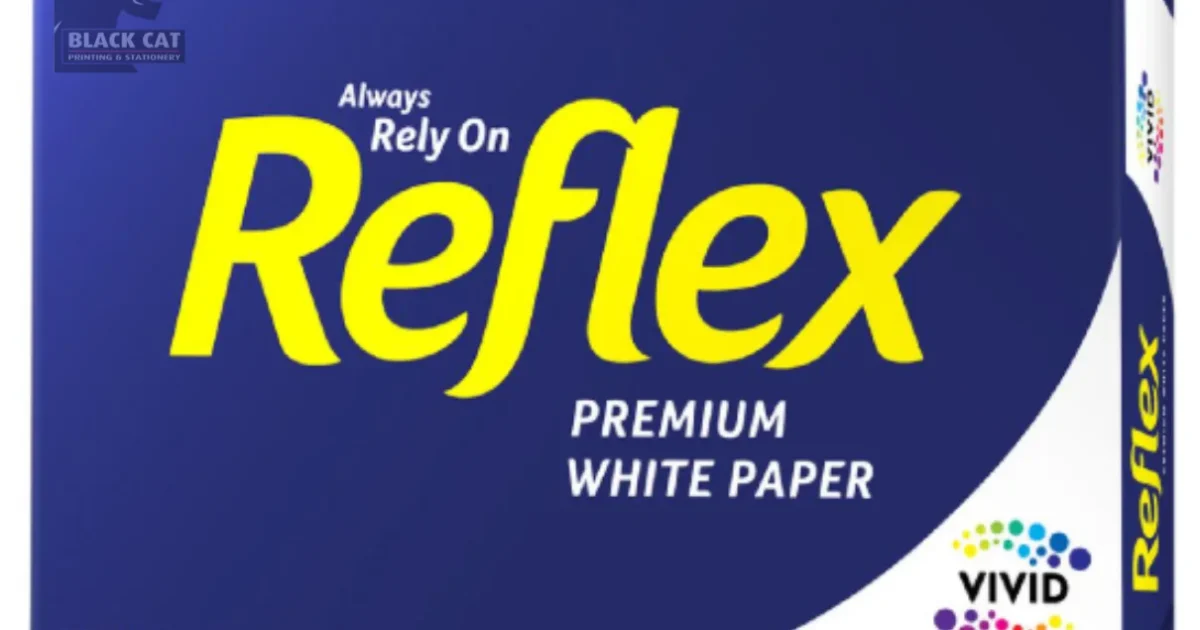 Reflex A4 White Paper 80gsm — 500 Sheets | Black Cat Printing & Stationery